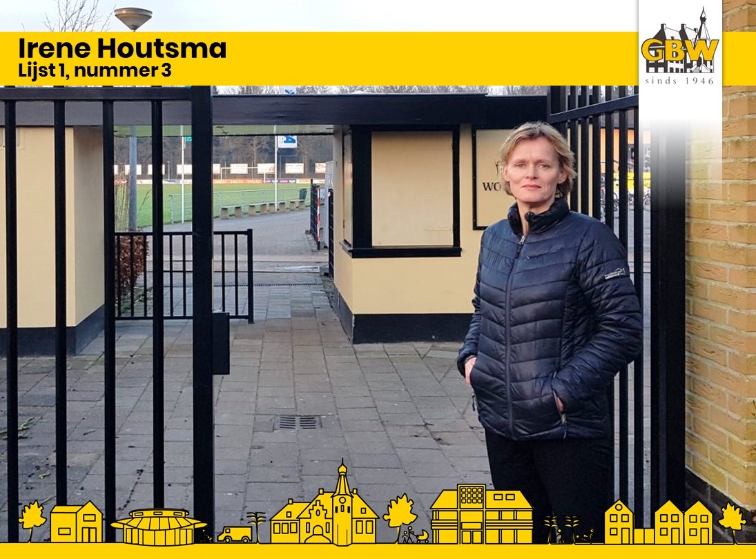 Irene Houtsma stelt zich voor. De nummer 3 van Lijst 1 ...